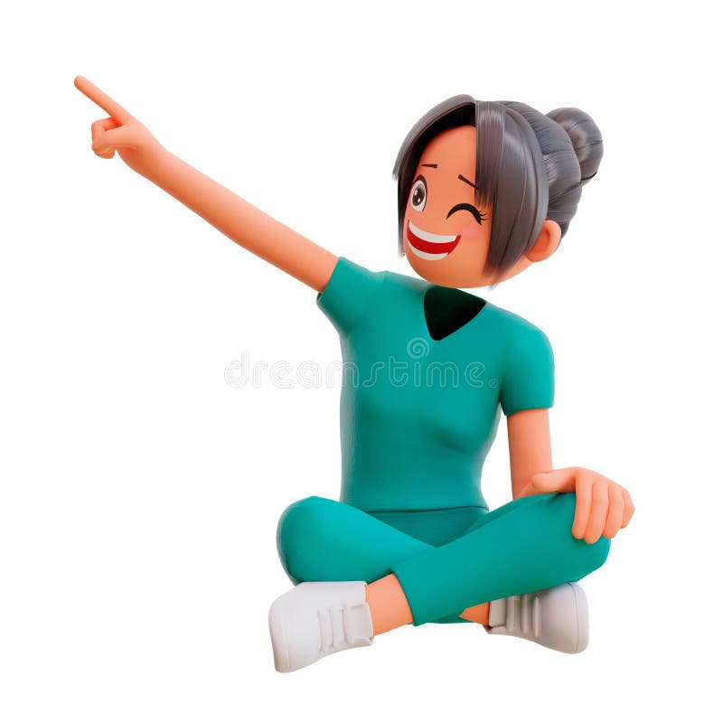 Girl Pointing Right Stock Illustrations 281 Girl Pointing Right Stock Illustrations Vectors