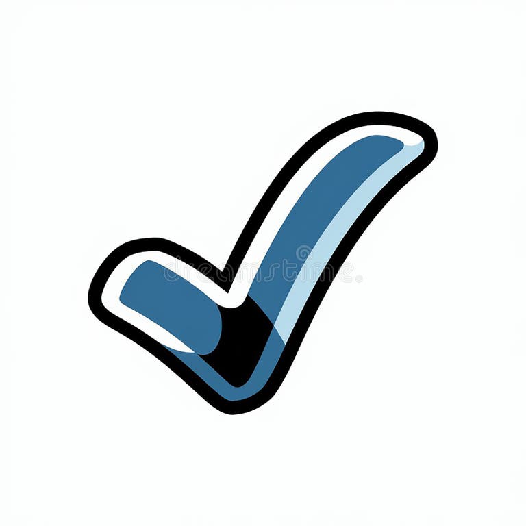 Bold Smooth Checkmark Stock Illustrations – 34 Bold Smooth Checkmark ...