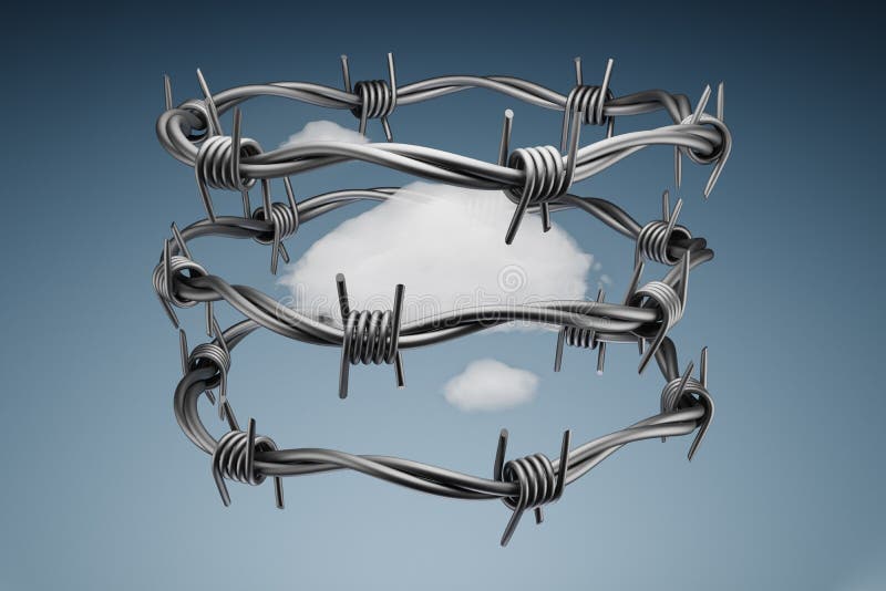 Barbed Wire Gradient Background Stock Illustrations – 49 Barbed Wire ...