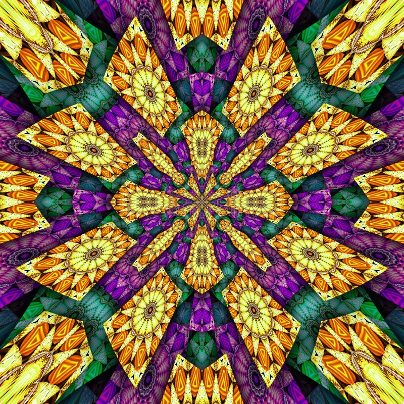 3D Render Combo Pattern Tile Stock Illustration - Illustration of ages ...