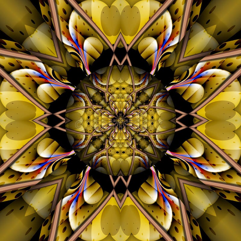 3D Render Combo Pattern Tile Stock Illustration - Illustration of ...