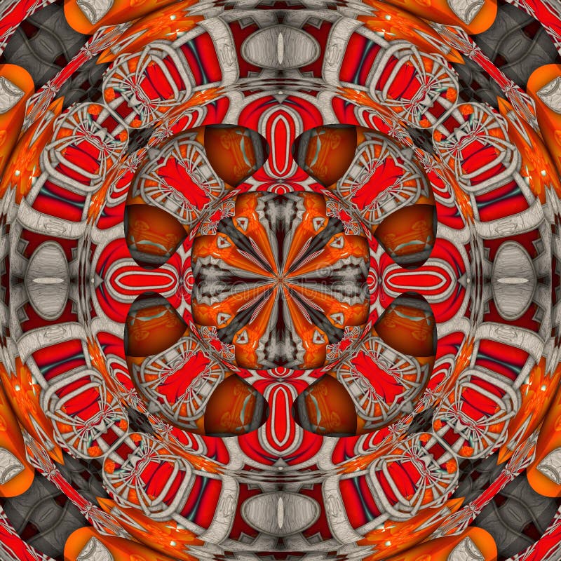 3D Render Combo Pattern Tile Stock Illustration - Illustration of ...