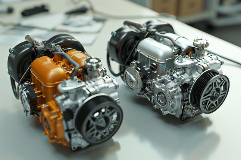 A 3Drendered Comparison of Traditional Versus Electric Vehicle Engines ...