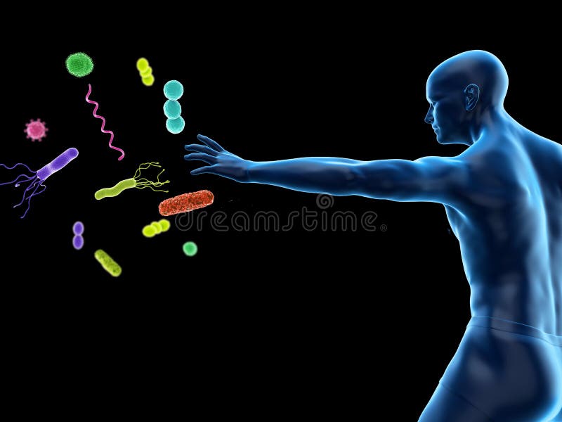 Immune defense stock illustration. Illustration of immunology - 162285067