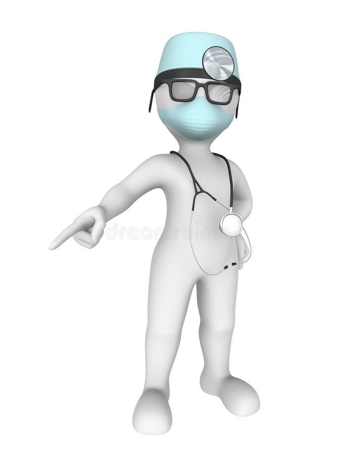 3d rendered doctor. Order stock illustration. Illustration of order ...
