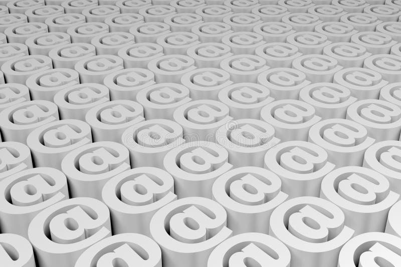 3d Rendered Email Sign Pattern Floor Minimal Concept 3D Render Stock ...