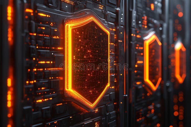 A 3D-rendered Firewall Visually Represented As a Giant, Stock ...