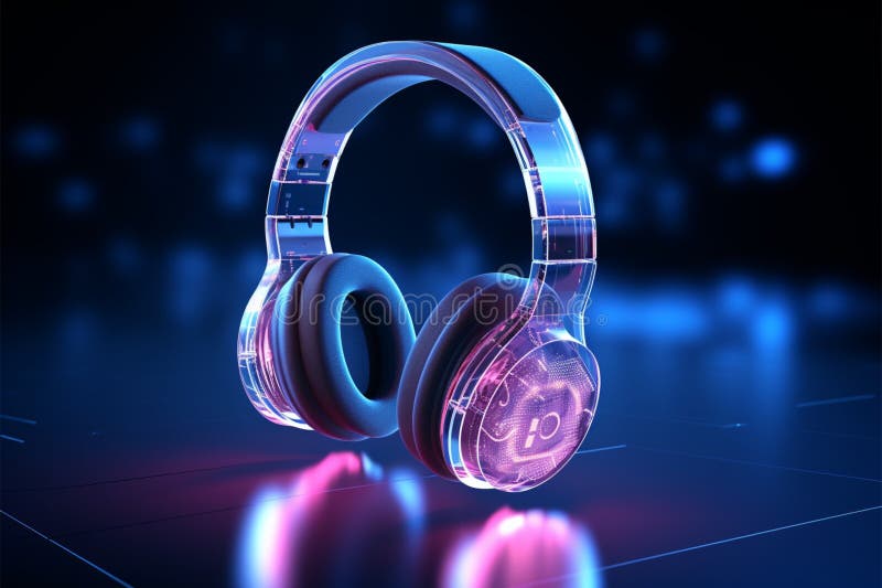 3D Rendered Gaming Headset, an Electronic Device for Immersive Audio ...
