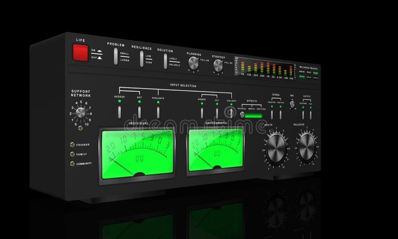 Generic Stereo System stock vector. Illustration of amplifier - 3252632