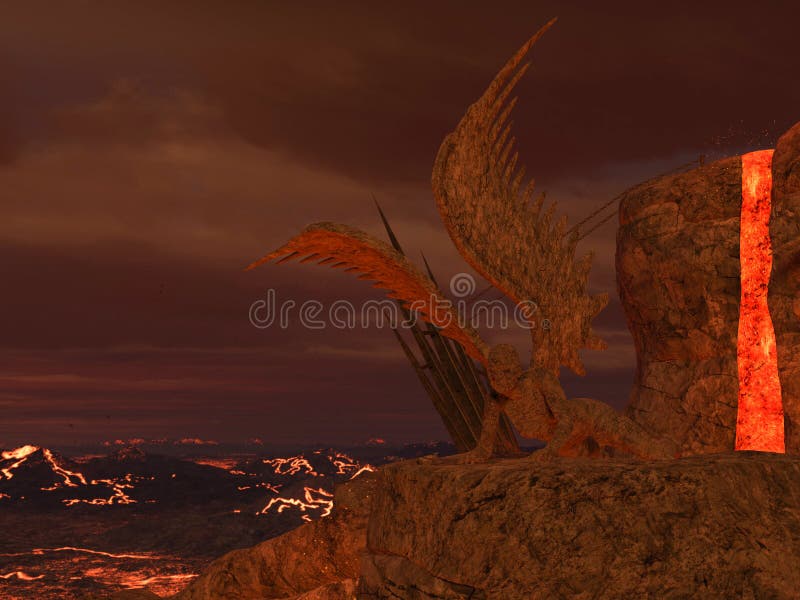 3D rendered hell stock illustration. Illustration of abyss - 61329769