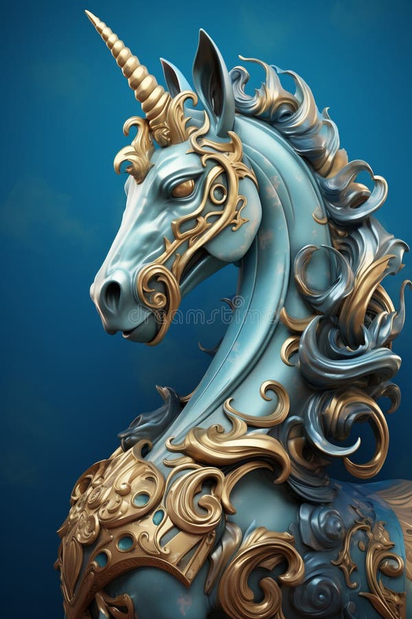 Unicore Sculpture Stock Illustrations – 2 Unicore Sculpture Stock ...