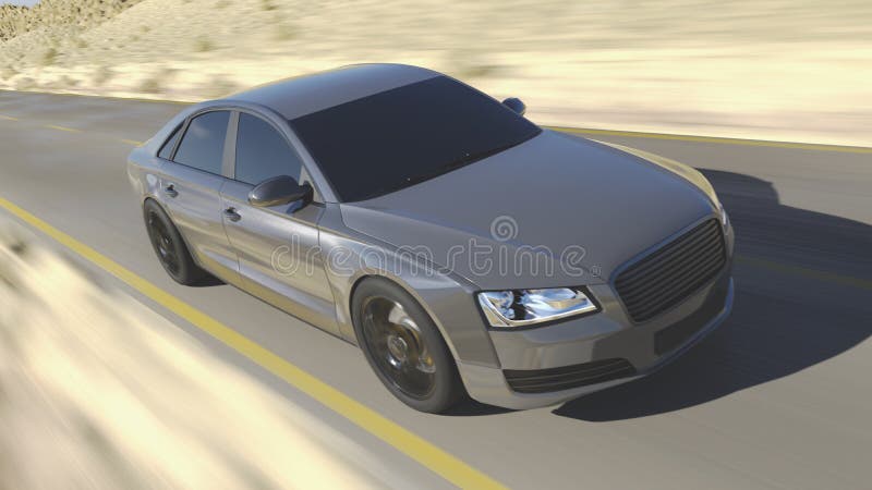 A fast car stock illustration. Illustration of speed - 127844582