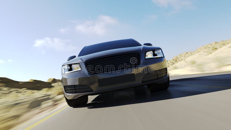 A fast car stock illustration. Illustration of driving - 127844690