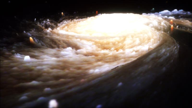 3d Rendered Illustration of Galaxy Swirl Stock Illustration ...