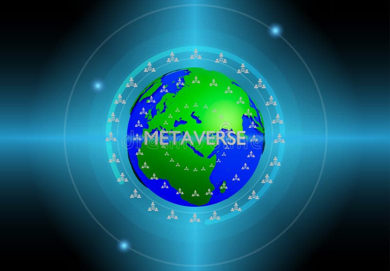 3-D Rendered Illustration Image of the Planet Earth Showing Worldwide ...