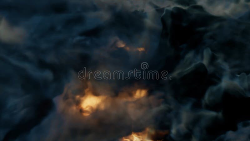 3d Rendered Illustration of Magical Fire Storm Inferno Stock ...
