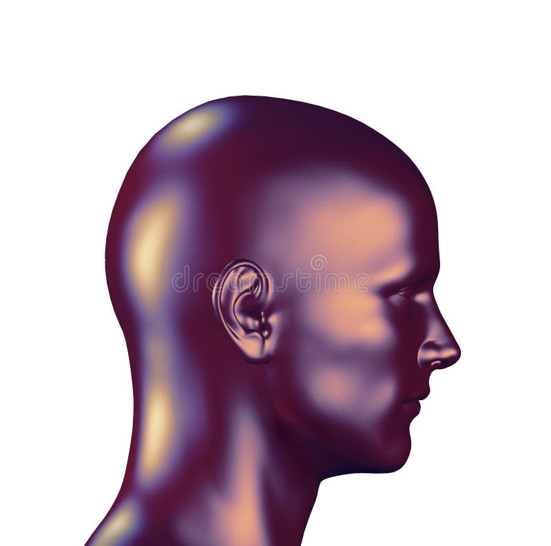 Skinless Face stock illustration. Illustration of fright - 612187