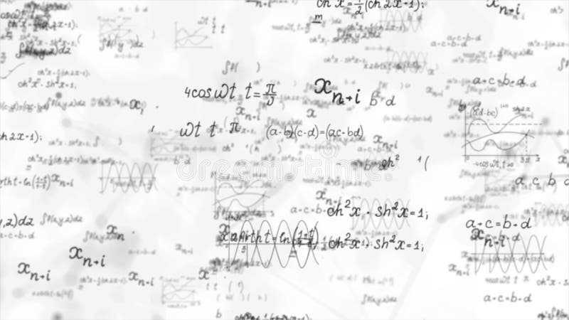 3d Rendered Illustration of Mathematical Formula Calculations ...