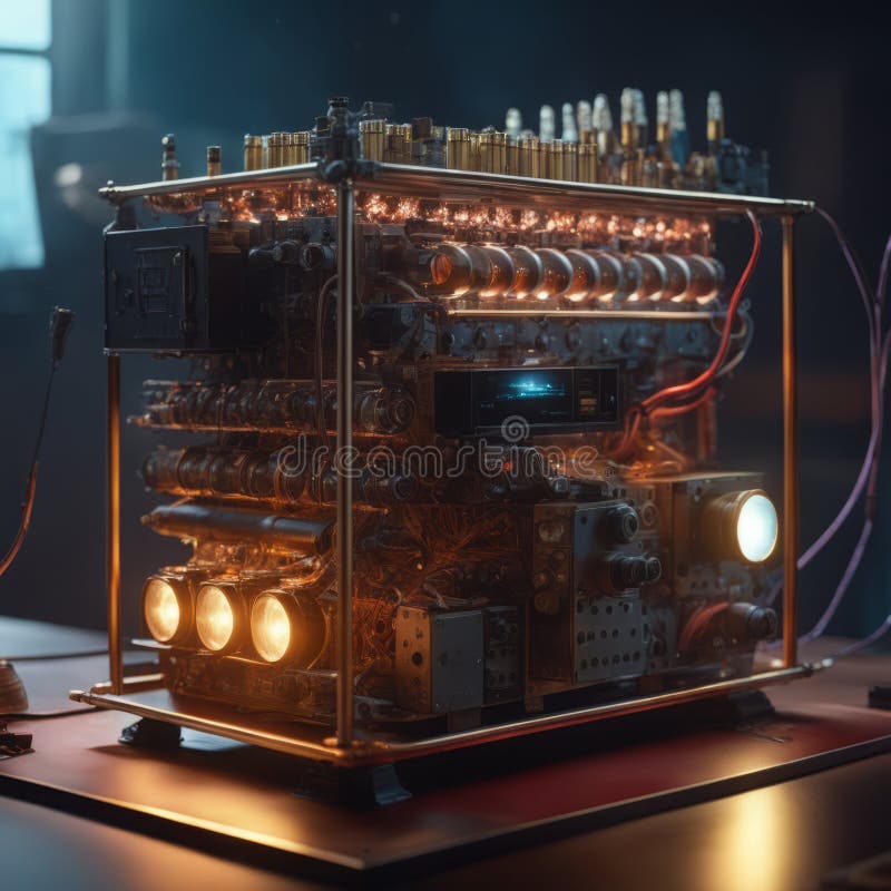 3d Rendered Illustration of a Modern Technology High Tech Concept with ...