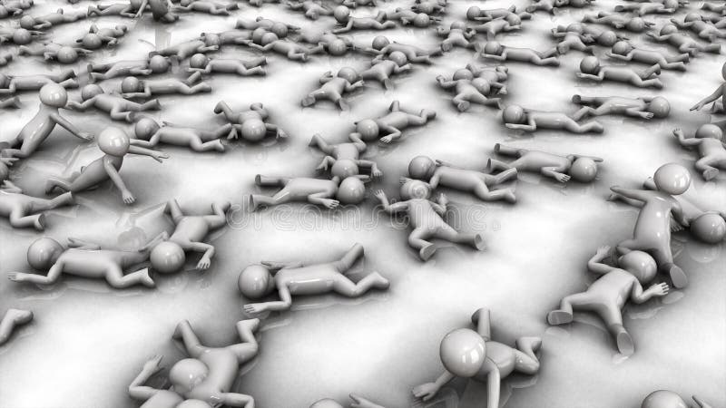 Death Rate and Mortality - Part of Population is Dead or Dying Stock ...