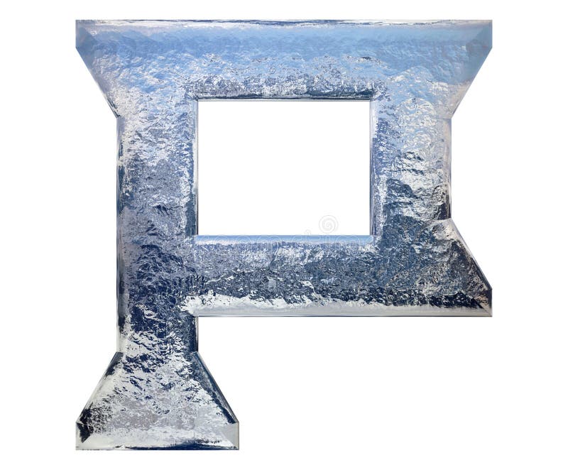 3D Rendered Illustration.Rough Chrome Letter.Custom Art Font. Stock ...