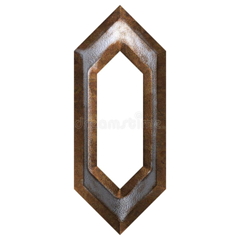 3D Rendered Illustration.Rusty Gothic Font.Vector Alphabet. Stock Photo ...
