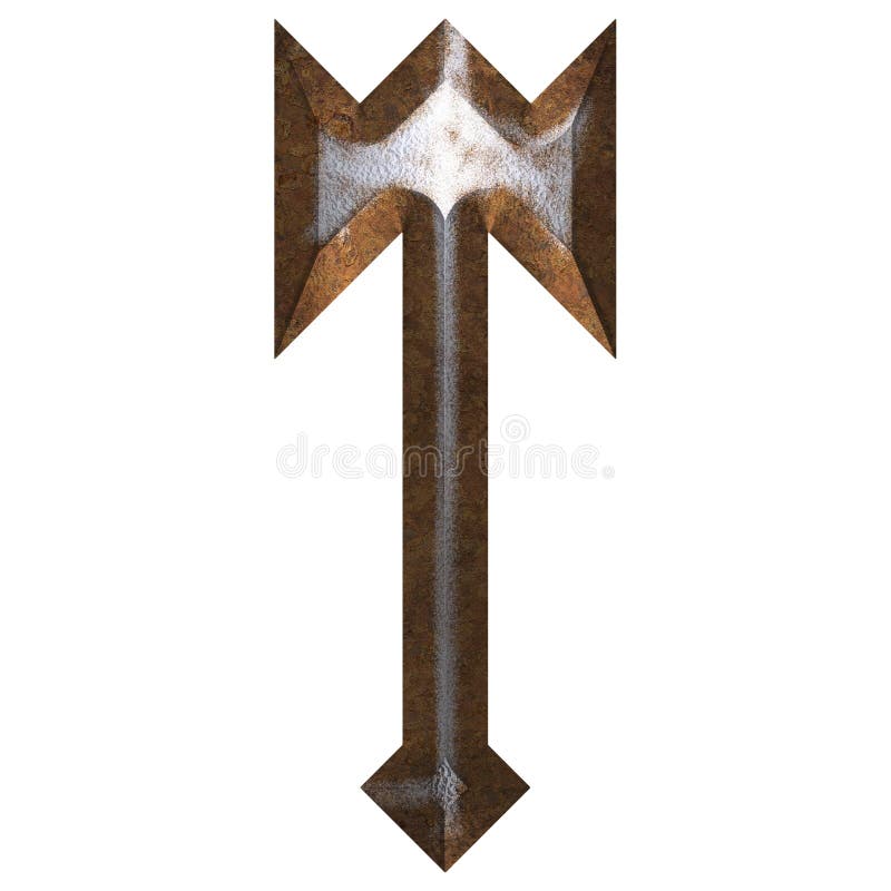 3D Rendered Illustration.Rusty Gothic Font.Vector Alphabet. Stock Image ...