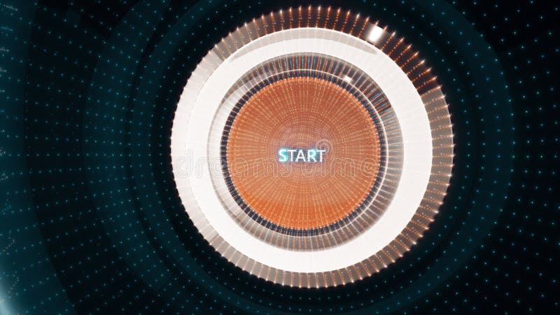 3d Rendered Illustration of Start Button Isolated Stock Illustration ...