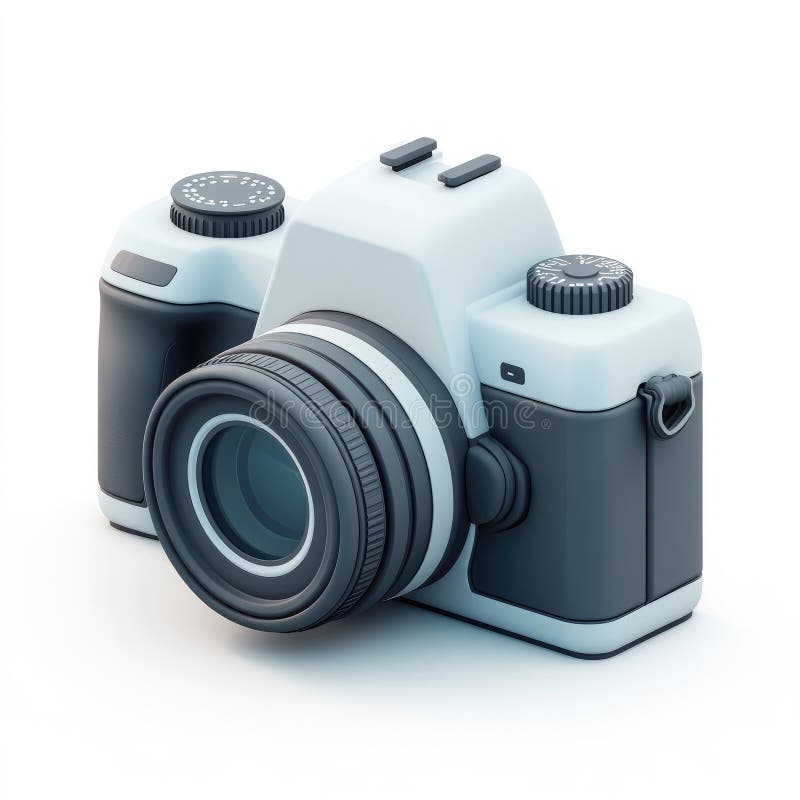 Stylish Vintage Camera, Classic Photography Equipment Stock ...