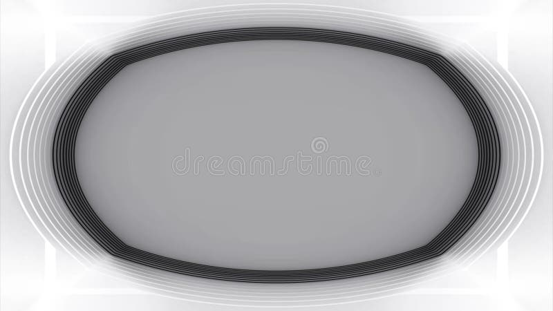 Abstract Oval Frame with White Background Stock Footage - Video of ...
