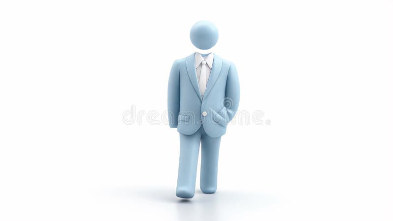 Walking Businessman 3D Render: a Successful Career Path Stock Footage ...