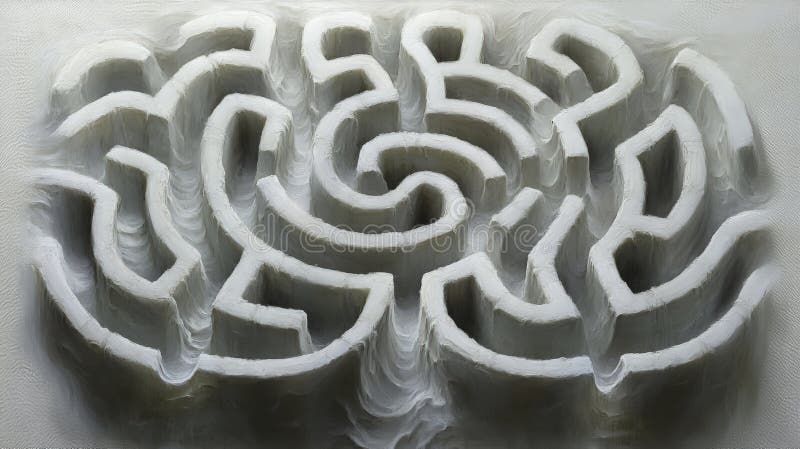 Stone Maze Top View Stock Illustrations – 113 Stone Maze Top View Stock ...