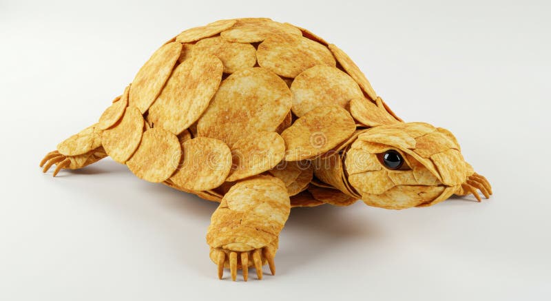 Crispy Turtle Snack stock illustration. Illustration of turtle - 381778084