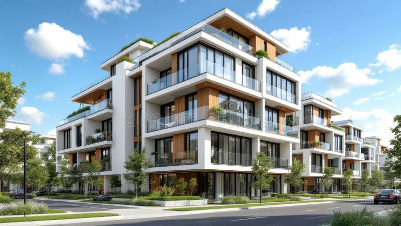 3D Rendered of Luxury Mediterranean-style Mansion with a Elegant ...