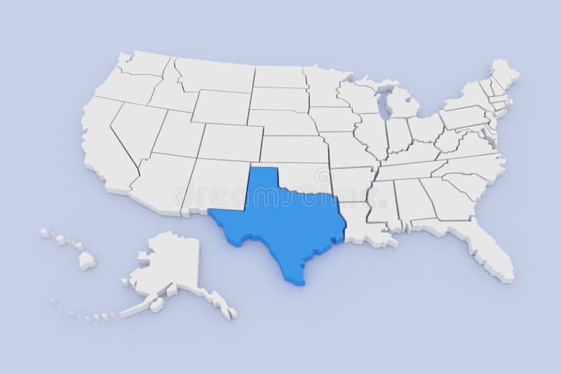 Texas Outline 3d Stock Illustrations – 322 Texas Outline 3d Stock ...