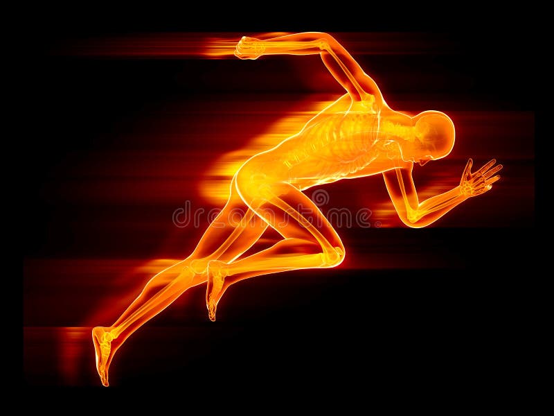 Human sprinter stock illustration. Illustration of running - 30723998