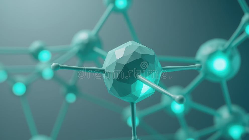3d Rendered Minimalist Design of Neural Network Visualization in ...