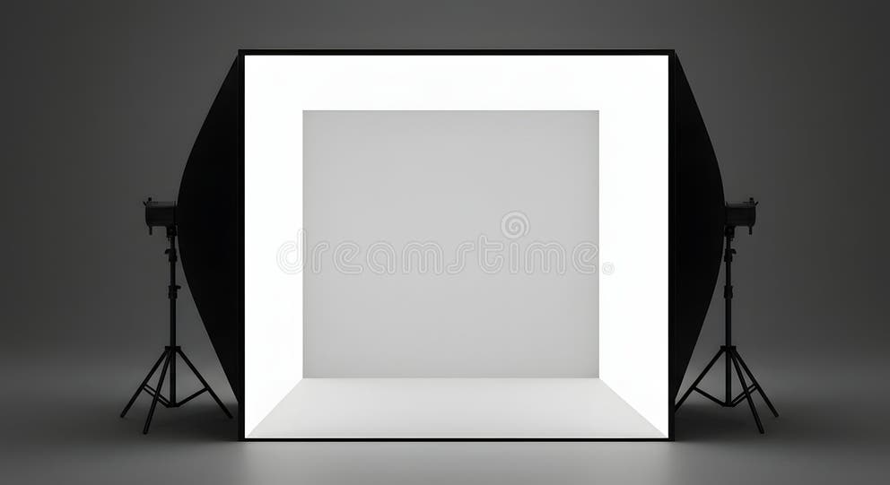 Professional Photography Light Box Studio Setup with Dual Lighting ...