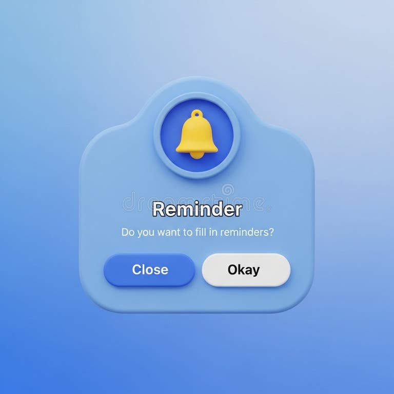 Reminder Text Alert Message Stock Illustrations – 4,779 Reminder Text ...