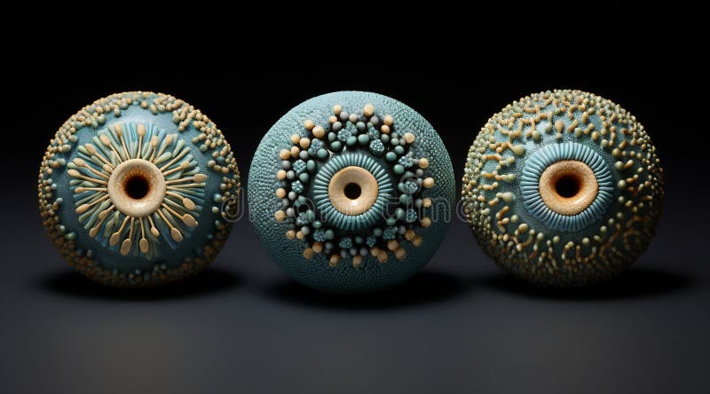 3D Rendered Pathogen in Green Microenvironment Stock Illustration ...