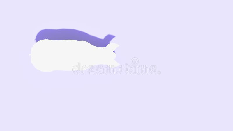 3D Rendered Pig Top View without Texture Stock Video - Video of clay ...