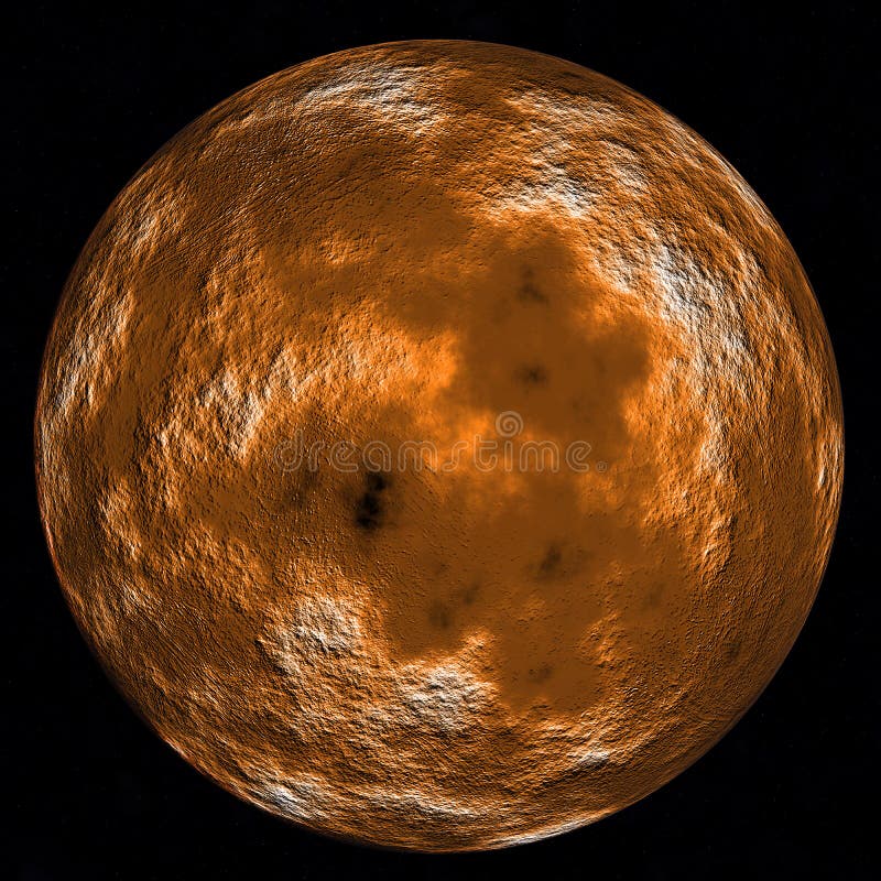 3D rendered planet mars stock illustration. Illustration of solar ...