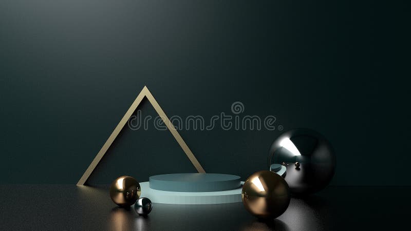 Product shooting scene stock illustration. Illustration of rendered ...