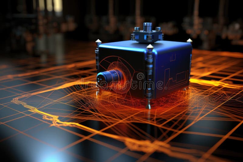 3d-rendered Quantum Radar Detection Concept Stock Photo - Image of ...