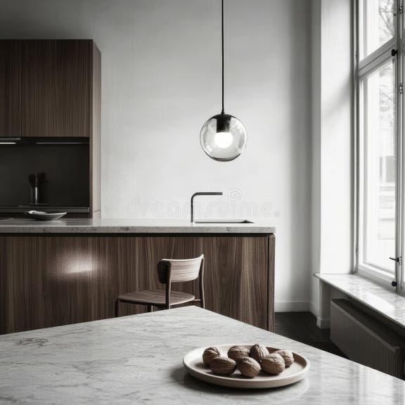 In a 3D Rendered Scene, a Modern Interior Design is Displayed, with a ...