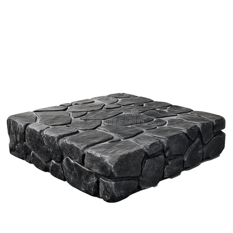 Isolated Cobblestone Platform with a Transparent Background, Perfect ...