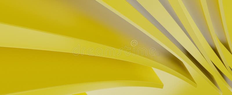 3D Rendered Yellow Lines Creating Shadows - Great Match for Backgrounds ...