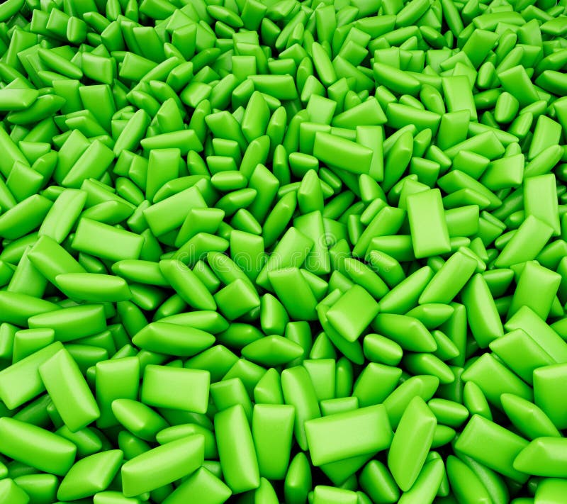 3D Rendereg Green Mit Gum Pattern Stock Photo - Image of shiny, flavor ...