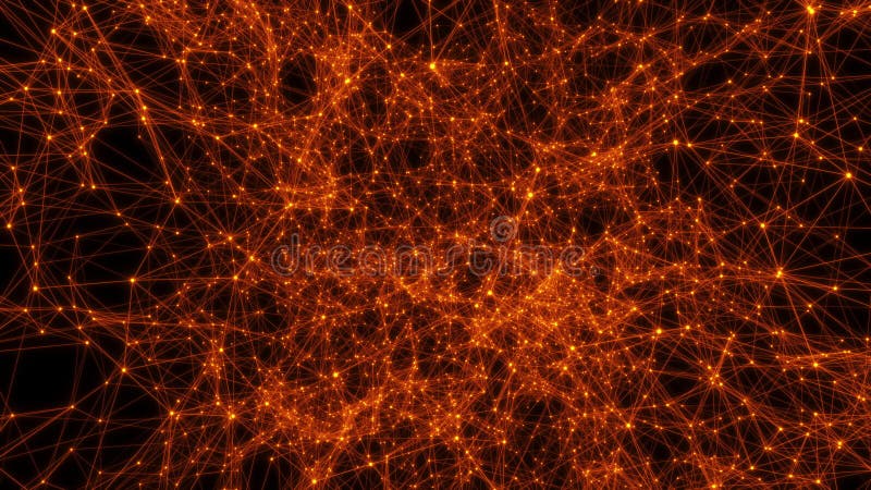 3D Rendering. Abstract Animated Looped Background. the Movement of the ...