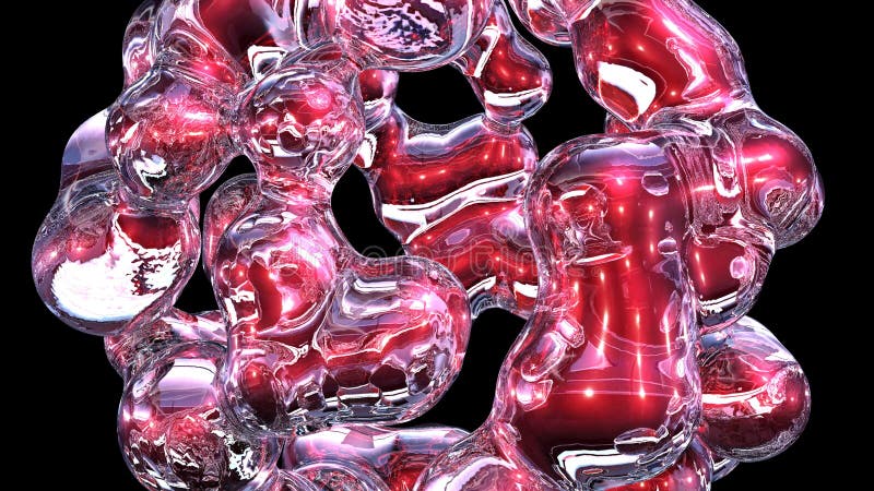 3D Rendering Abstract Artistic Surreal Object Based on Metabolic ...